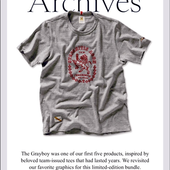 Tracksmith | Shirts | Iso Tracksmith Grayboy Stefanitis Agon Size Large ...